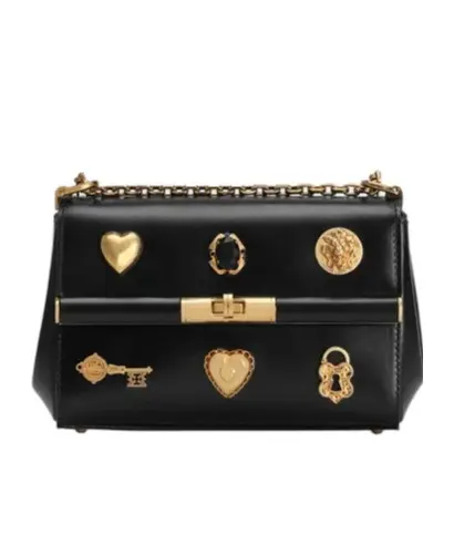 Dolce & Gabbana Mini Marlene Shoulder Bag With Embellished Accents - Multi-color