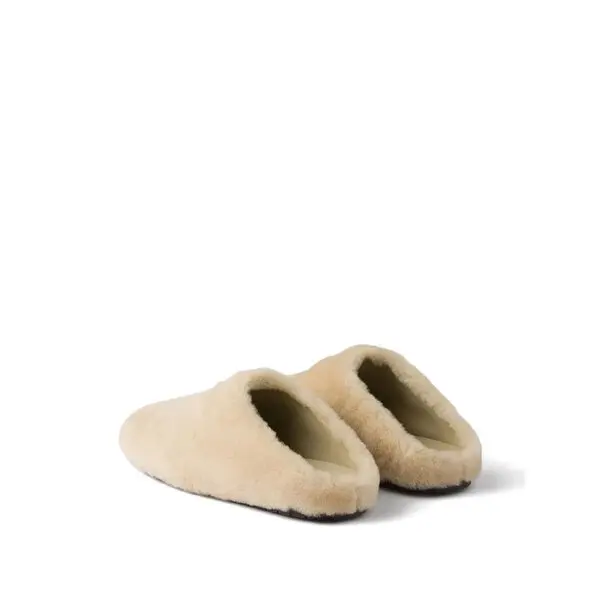 Prada Triangle Logo Mules