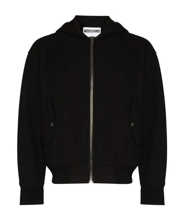 Moschino Design Zip-up Casual Jacket