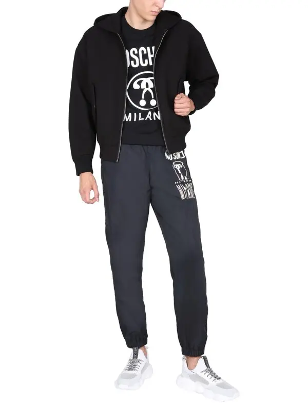 Moschino Design Zip-up Casual Jacket