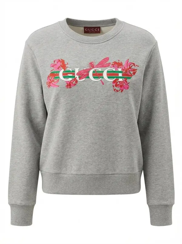 Gucci Jersey Printed Sweatshirt - Grey
