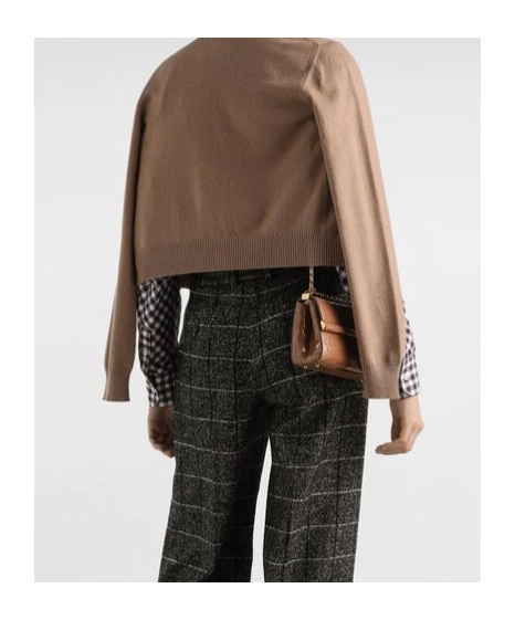 Dolce & Gabbana Ribbed Knit Button-up Cardigan - Nude