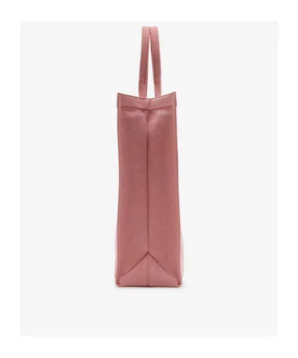 Burberry Medium Ekd Canvas Tote Bag - Pink
