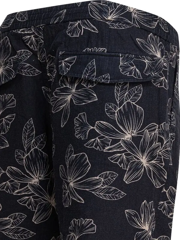 Vince Floral Pattern Shorts