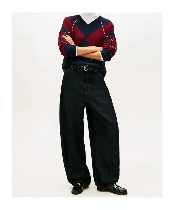 Tommy Hilfiger Patent Leather Penny Loafers