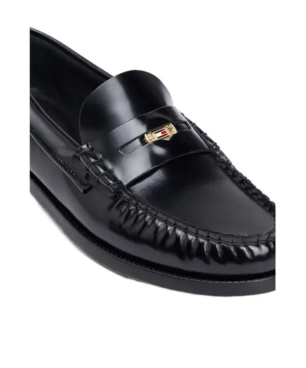 Tommy Hilfiger Patent Leather Penny Loafers