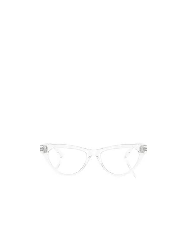 Versace Cat Eye Frame Eyeglasses - White
