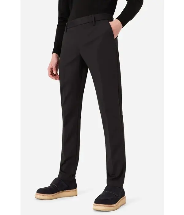 Emporio Armani Mid-waisted Tapered Trousers