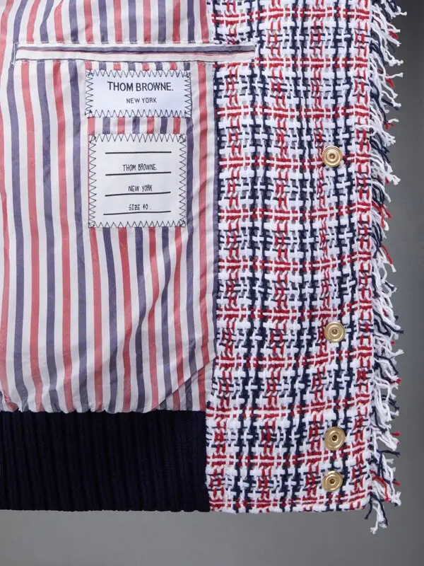 Thom Browne Striped Bomber Jacket