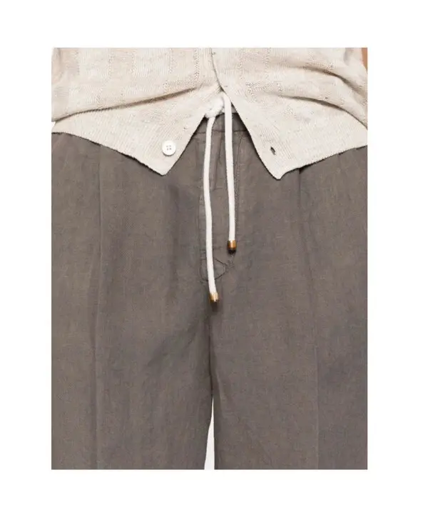 Brunello Cucinelli Elasticated Waistband Drawstring Pants