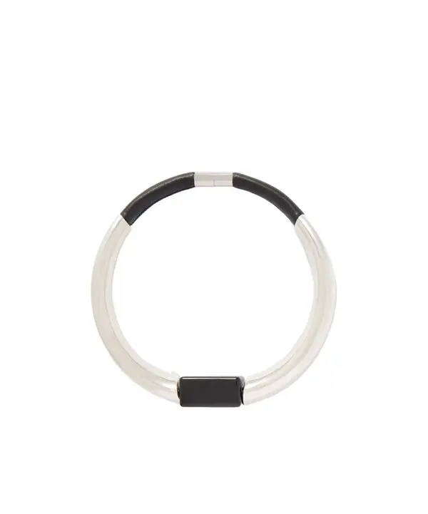 Isabel Marant Étoile Noly Collar Necklace With Silver And Resin - White