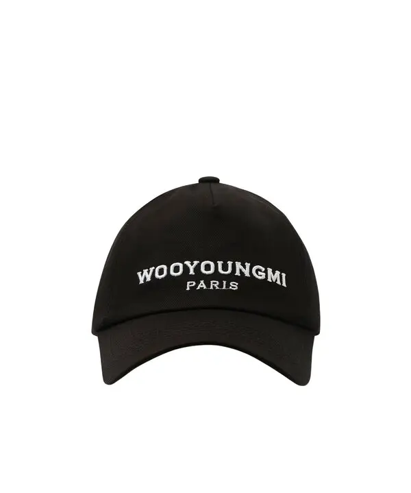 WOOYOUNGMI Logo Baseball Cap - Black