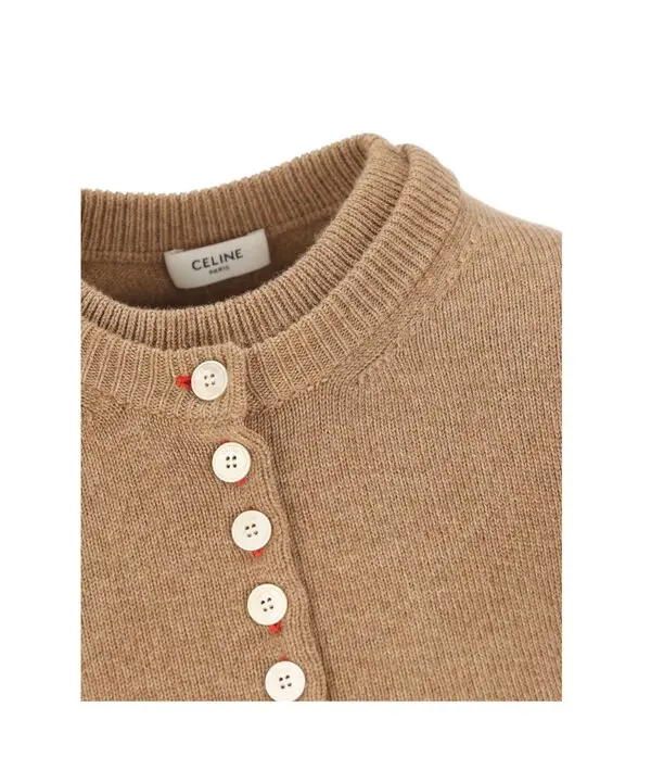 Celine Heritage Cashmere Twinset Cardigan