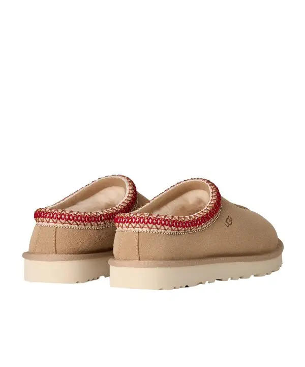 UGG Tasman Ii Embossed Logo Slippers - Sand/dark Cherry