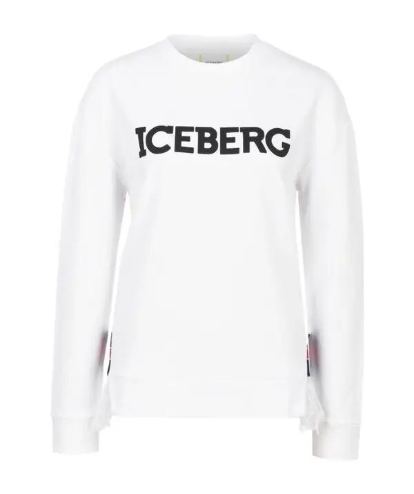Iceberg Logo Sweatshirt - White