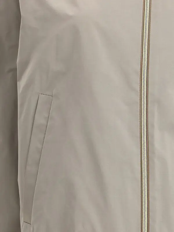 Herno Drawstring Zip-up Jacket - No