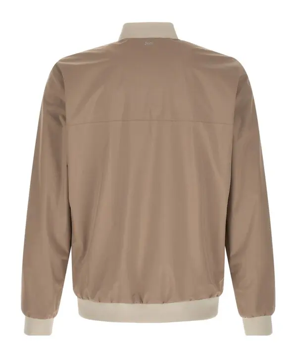 Herno Zip-up Bomber Jacket With Patch Pockets