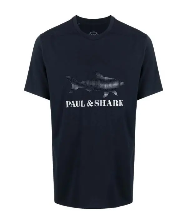 PAUL  SHARK Logo Printed T-shirt