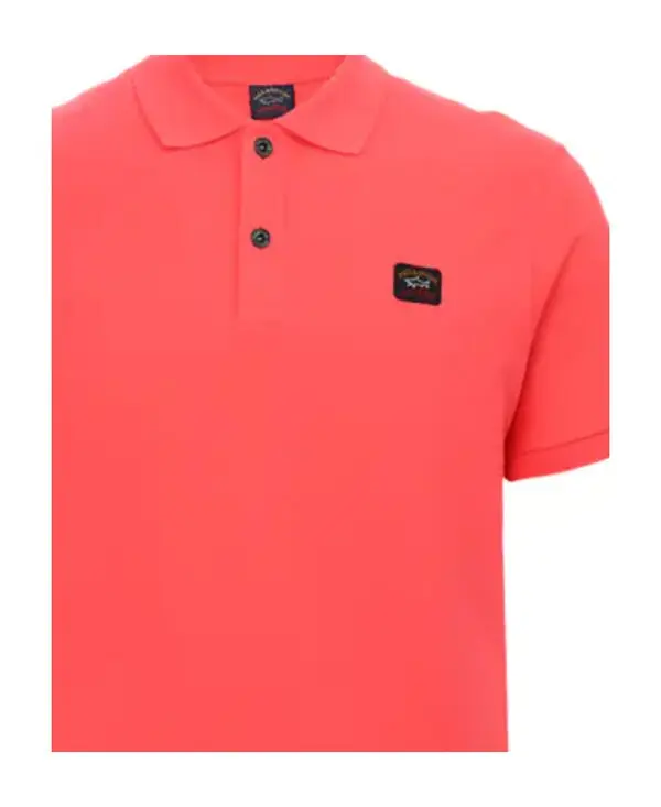 PAUL  SHARK Logo Details Polo Shirt