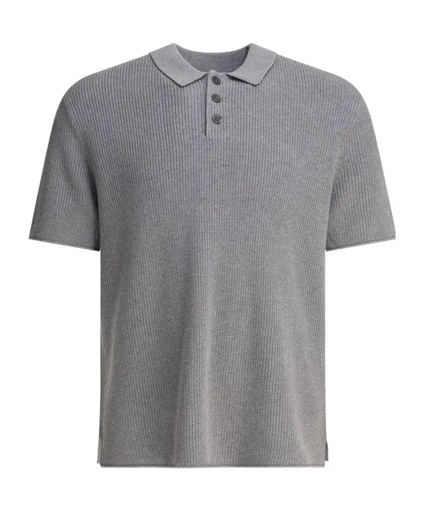 ALEX MILL Textured Knit Polo Shirt