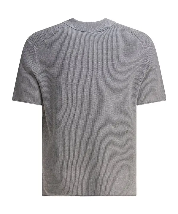 ALEX MILL Textured Knit Polo Shirt