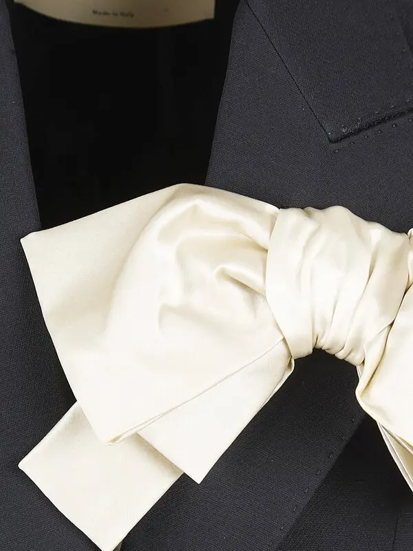 Valentino Garavani Long-sleeved Jacket With Bow Detail