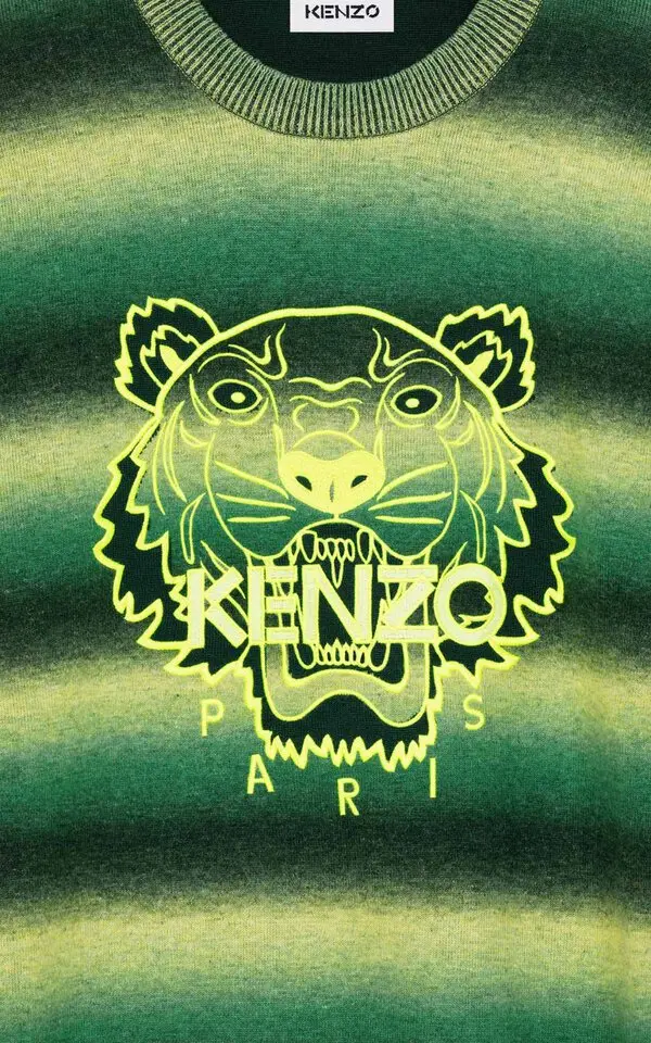 Kenzo Embroidered Tiger Motif Pullover