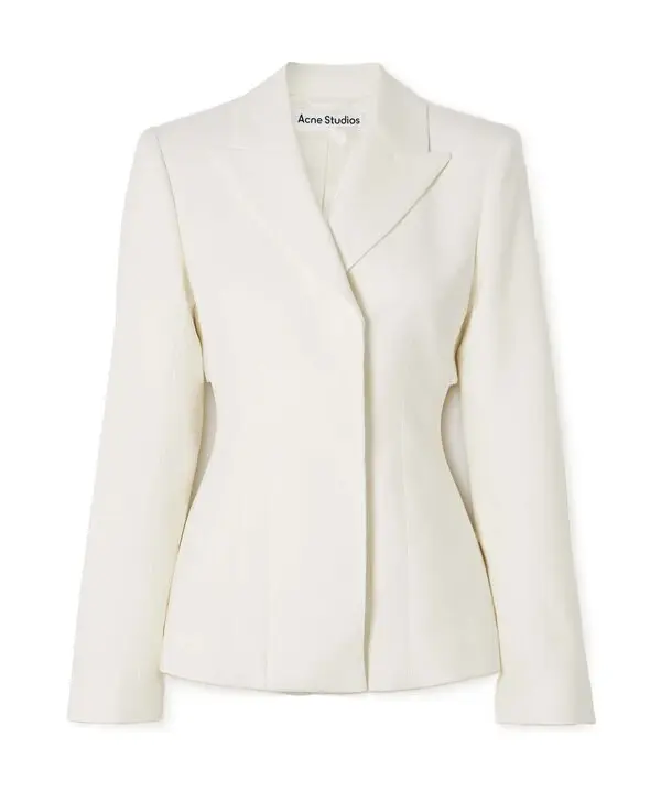 Acne Studios Long-sleeved Suit Coat With Peak Lapel