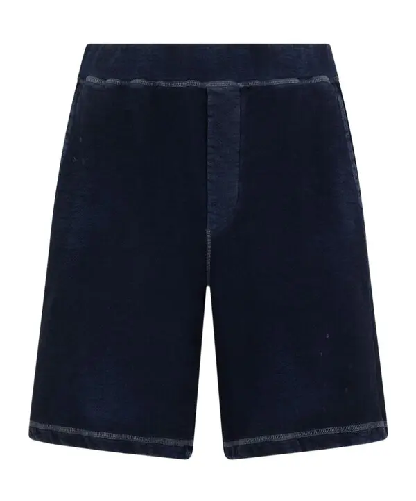 Dsquared2 Logo Printed Worn Out Effect Shorts