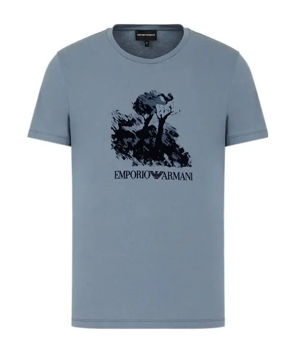 Emporio Armani Printed T-shirt With Round Neck