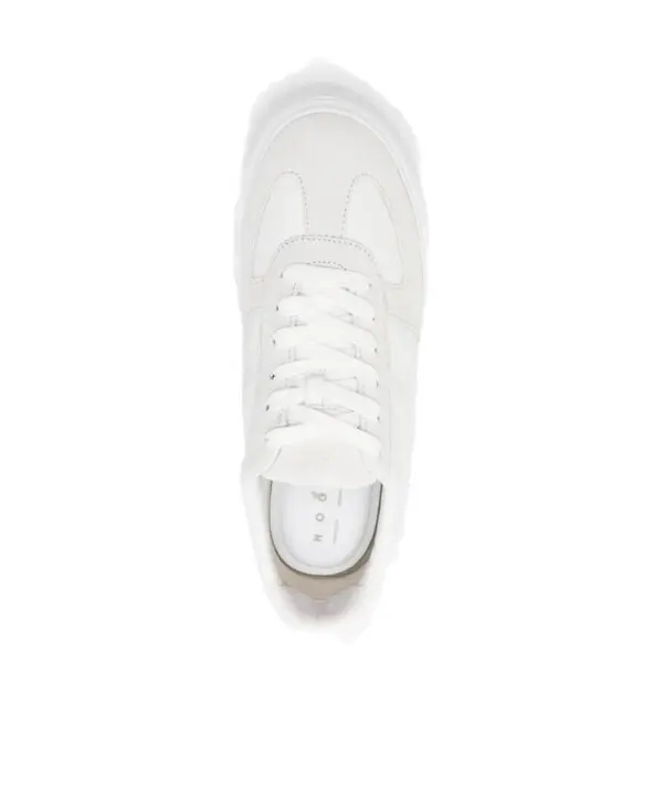 Hogan H-stripes Platform Sneakers - White