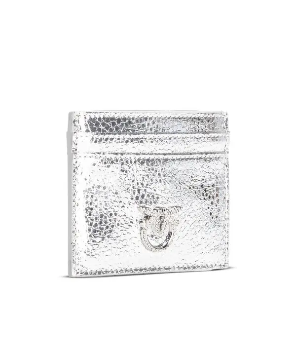 Pinko Classic Logo Embellished Card Holder