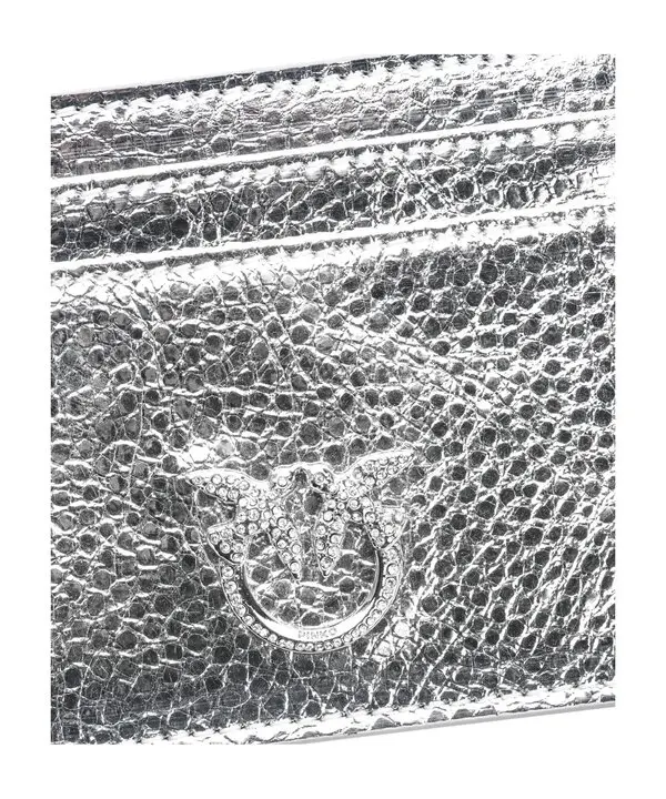 Pinko Classic Logo Embellished Card Holder