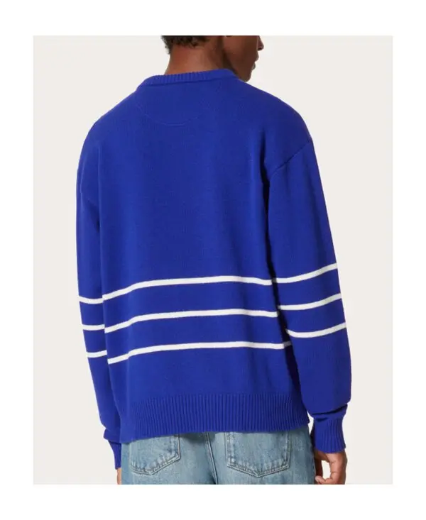 Valentino Garavani Logo Intarsia Long-sleeve Jumper