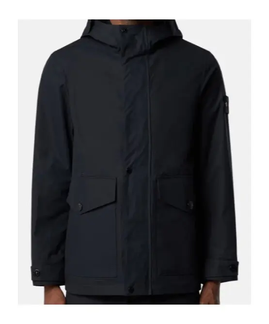 Stone Island Hooded Jacket - Black