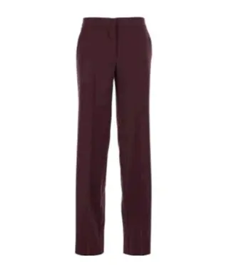 TWINSET High-waist Logo Plaque Pants - Red