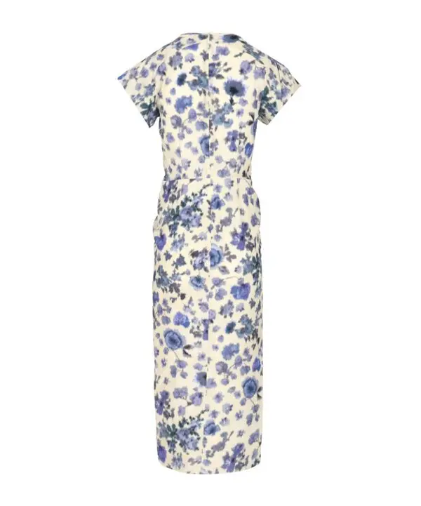 Isabel Marant Étoile Terenae Floral V-neck Midi Dress - Multicolor