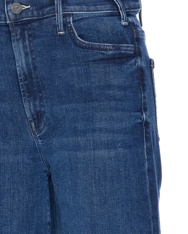 MOTHER The Hustler Roller Sneak Jeans - Blue