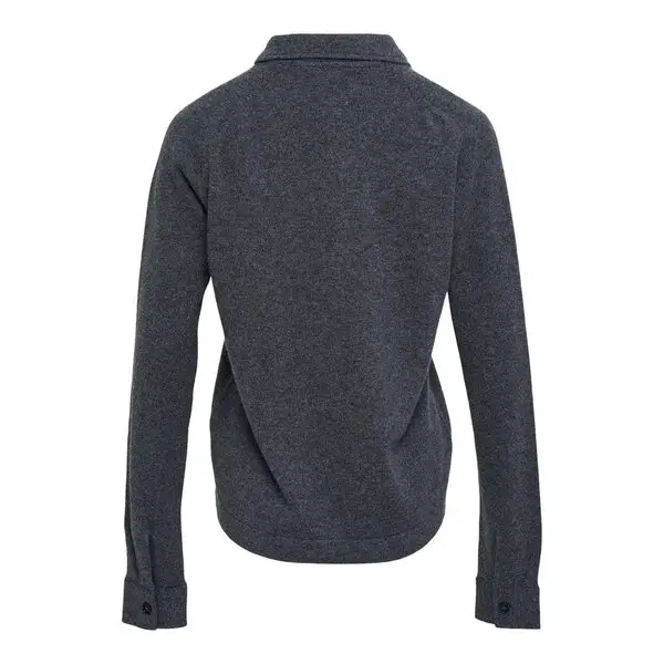 TOTEME Button-up Knit Shirt - Grey