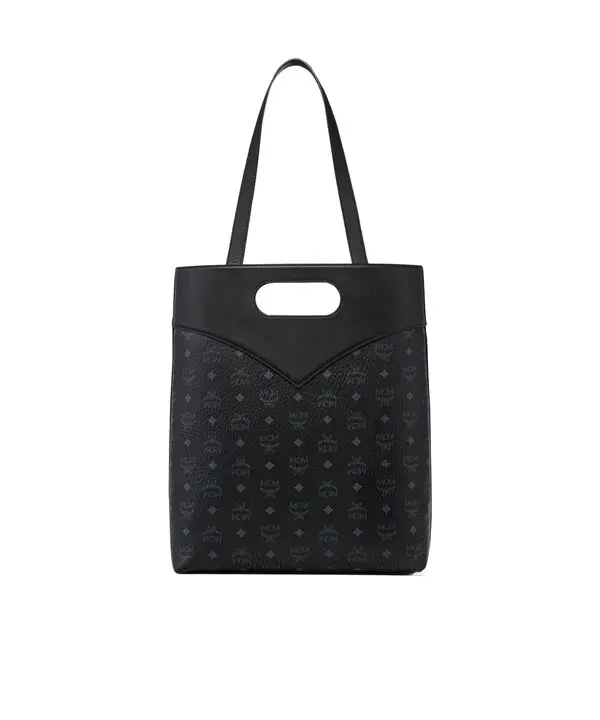 Mcm Logo Shopper Bag