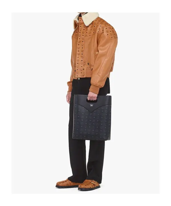 Mcm Logo Shopper Bag