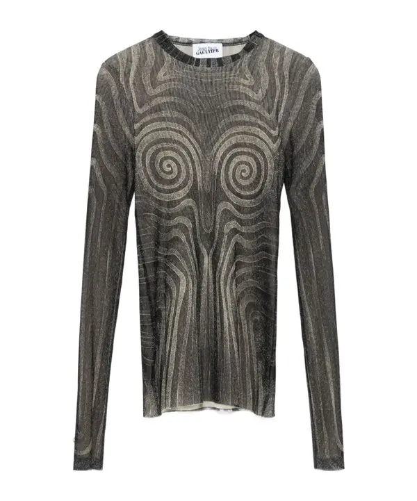 JEAN PAUL GAULTIER Tulle Top - Black