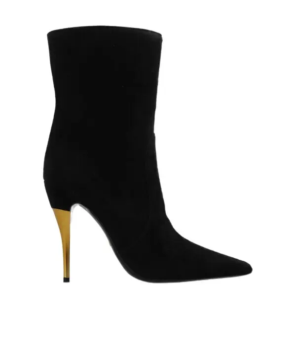 Gucci Pointed-toe High Heel Zip-up Boots