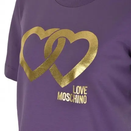 Moschino Purple Printed Dress - Gray