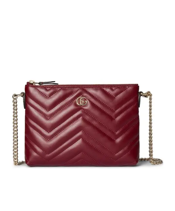 Gucci Gg Marmont Pochette With Chain