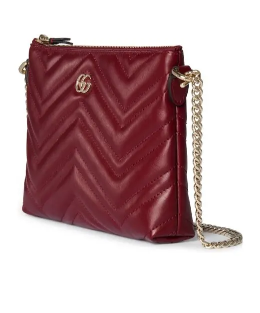 Gucci Gg Marmont Pochette With Chain