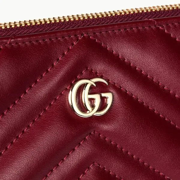 Gucci Gg Marmont Pochette With Chain