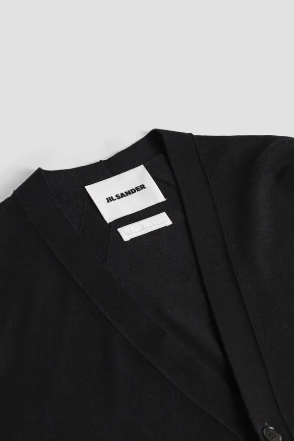 JIL SANDER V-neck Knitted Cardigan