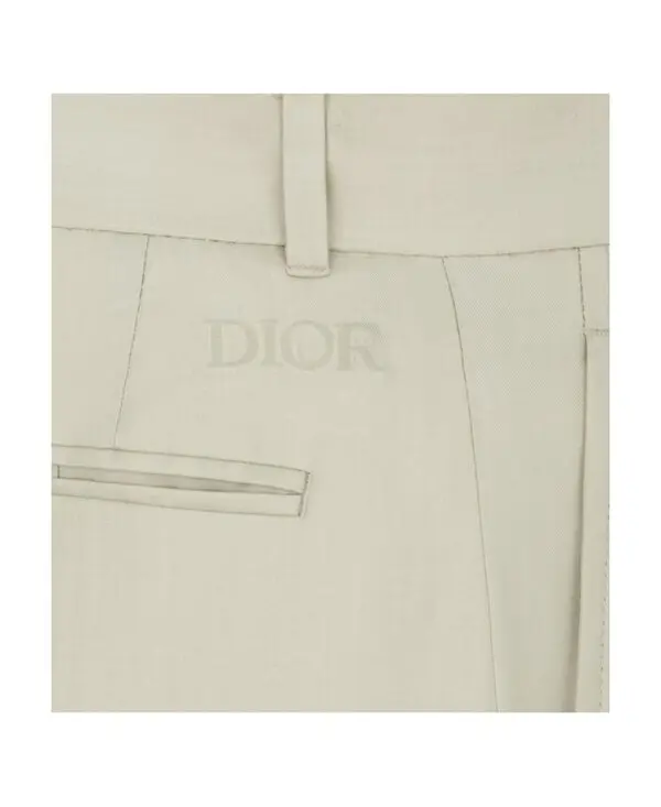 Dior High Waist Straight Leg Trousers