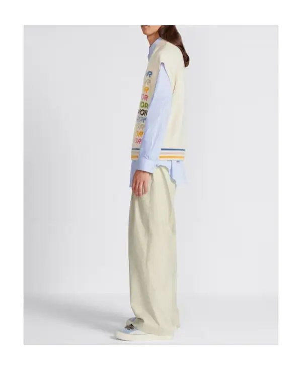 Dior High Waist Straight Leg Trousers